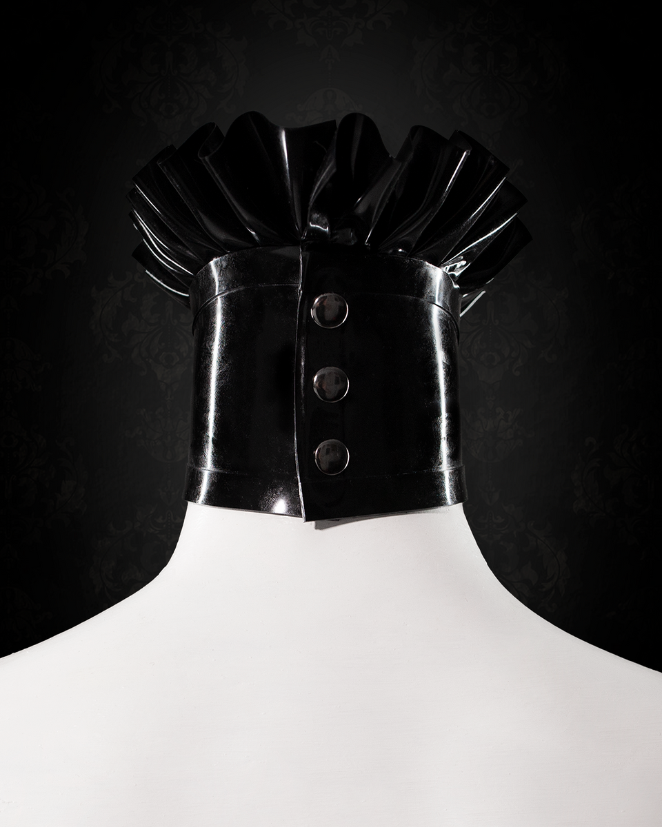 Latex Ruffle Collar – Deathstetics